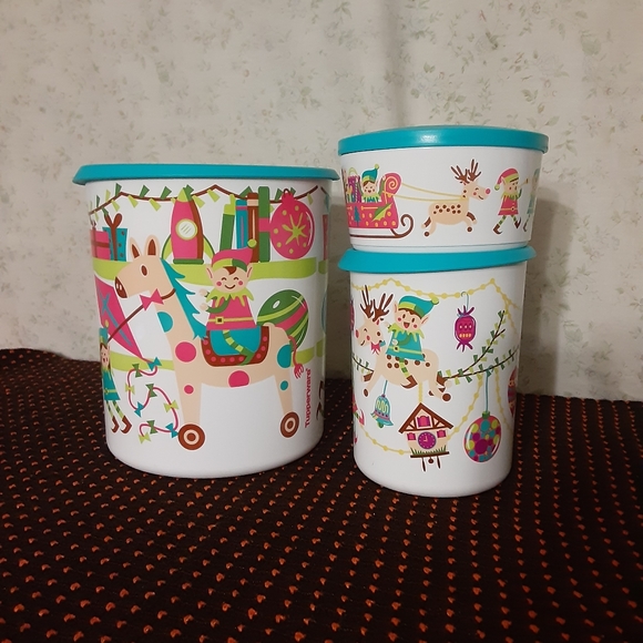 Tupperware | Kitchen | Tupperware Magical Christmas Canisters | Poshmark